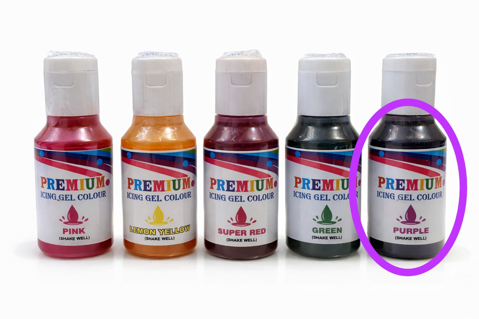PREMIUM ICING GEL COLOUR ( Purple) 20gm – bakersplacebd